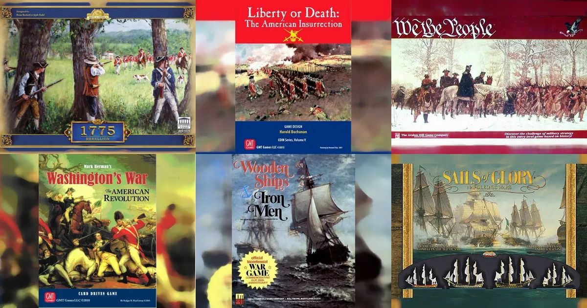 Best American Revolutionary War Board Games | Board Game Wizard