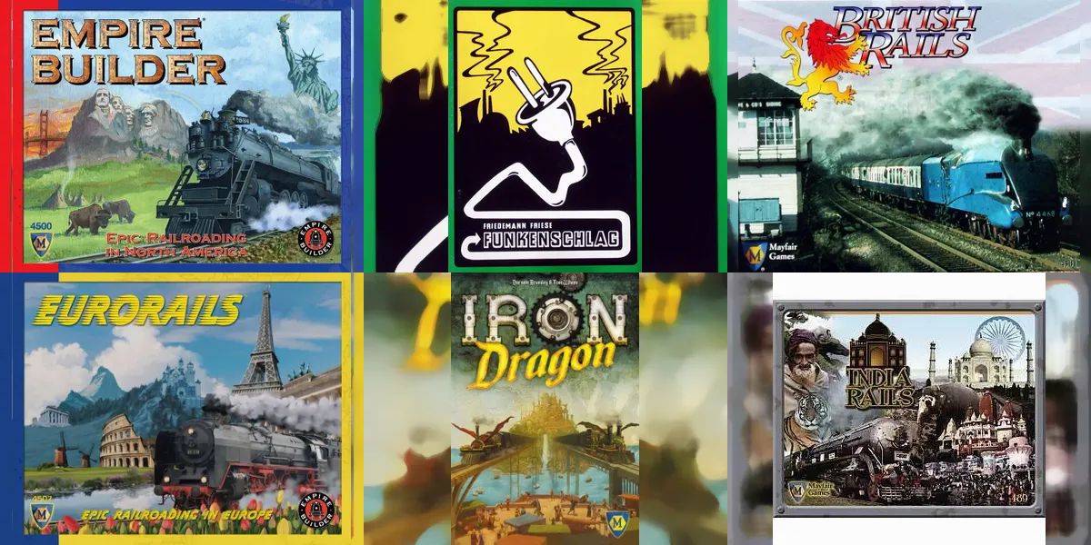 Best Crayon Rail System Board Games | Board Game Wizard