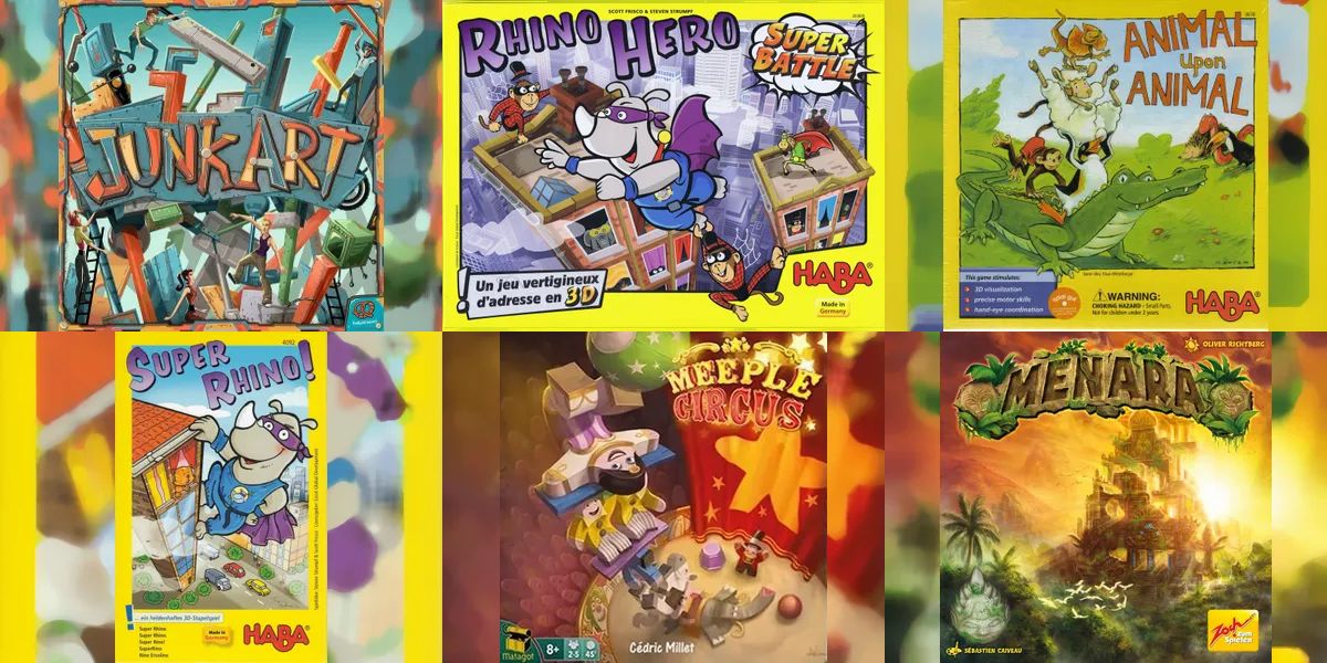 Best Stacking and Balancing Board Games | Board Game Wizard