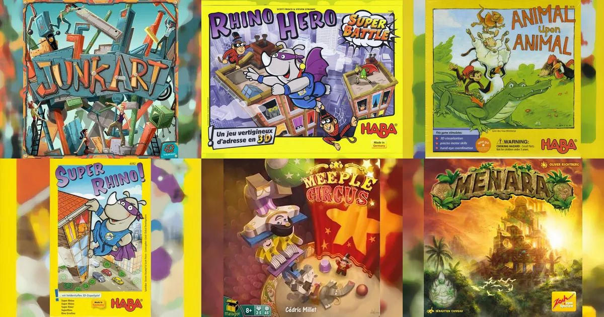 Best Stacking and Balancing Board Games | Board Game Wizard