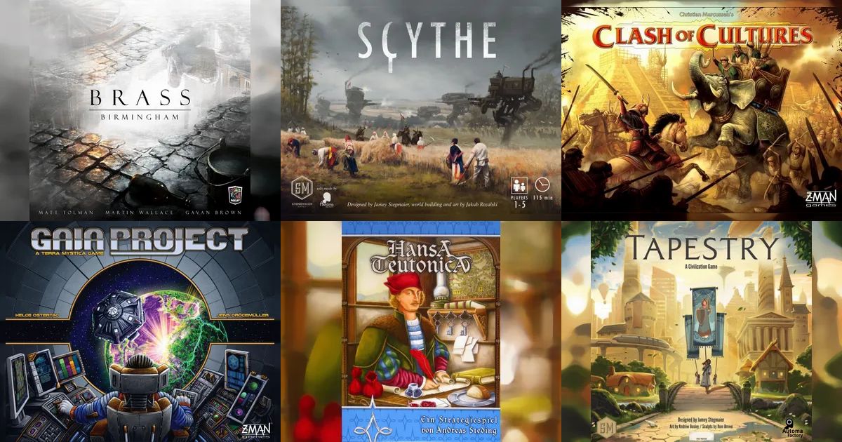 Best Tech Trees / Tech Tracks Board Games | Board Game Wizard